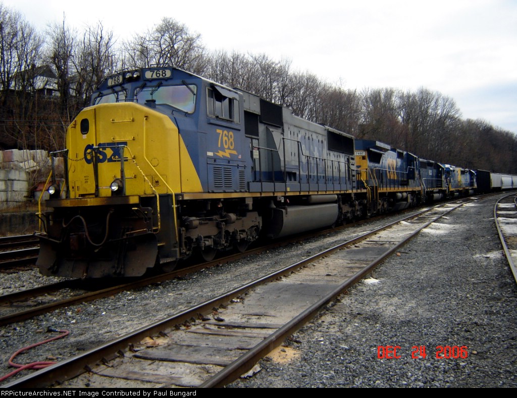 CSX 768 SD70MAC Upgraded To SD70ACe 12/24/2006